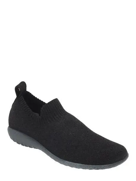 Naot Nuku Slip-on Sneaker - Black/ Grey Knit