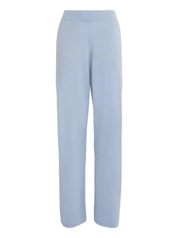 Harrods Cashmere Wide-leg Sweatpants - Blue