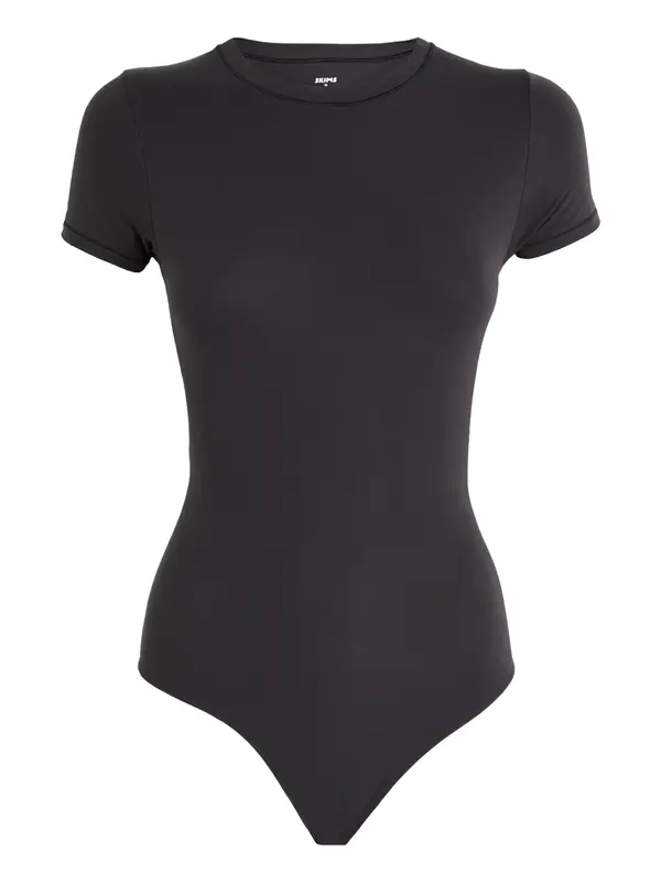 SKIMS Fits Everybody T-shirt Bodysuit - Black