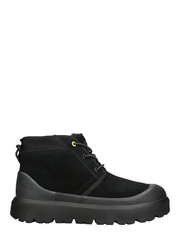 UGG Suede Neumel Lace-up Boots - Black
