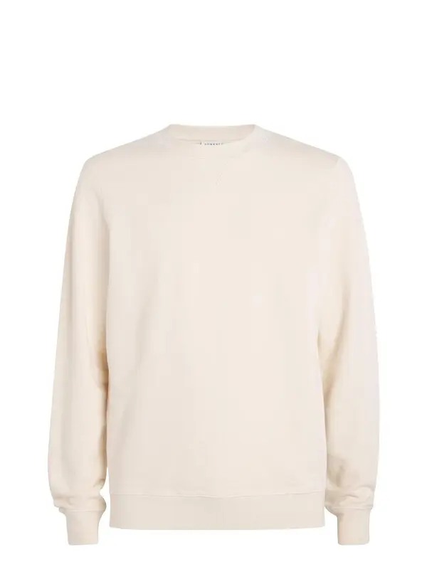 Sunspel Loopback Sweatshirt - Neutral