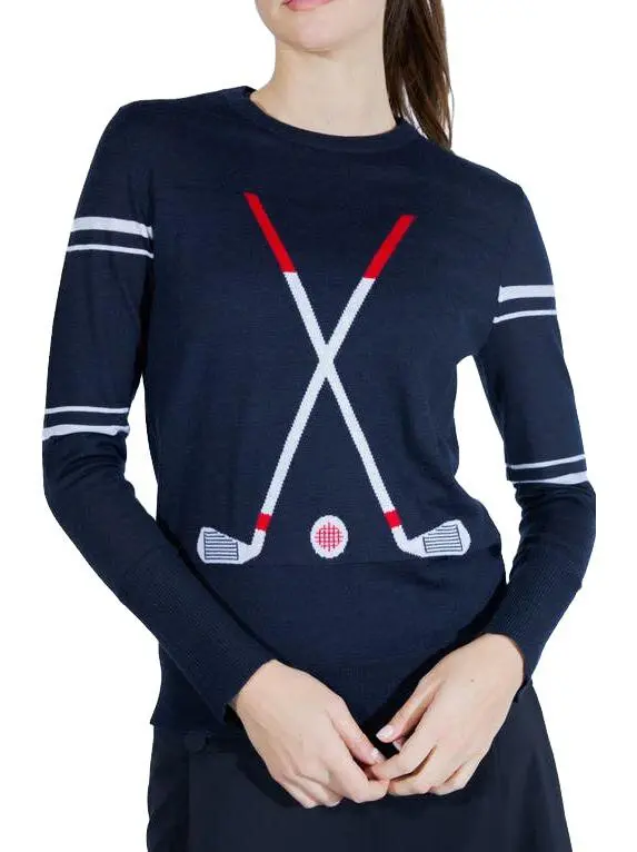 L'ETOILE SPORT Club Sweater 1 - Navy
