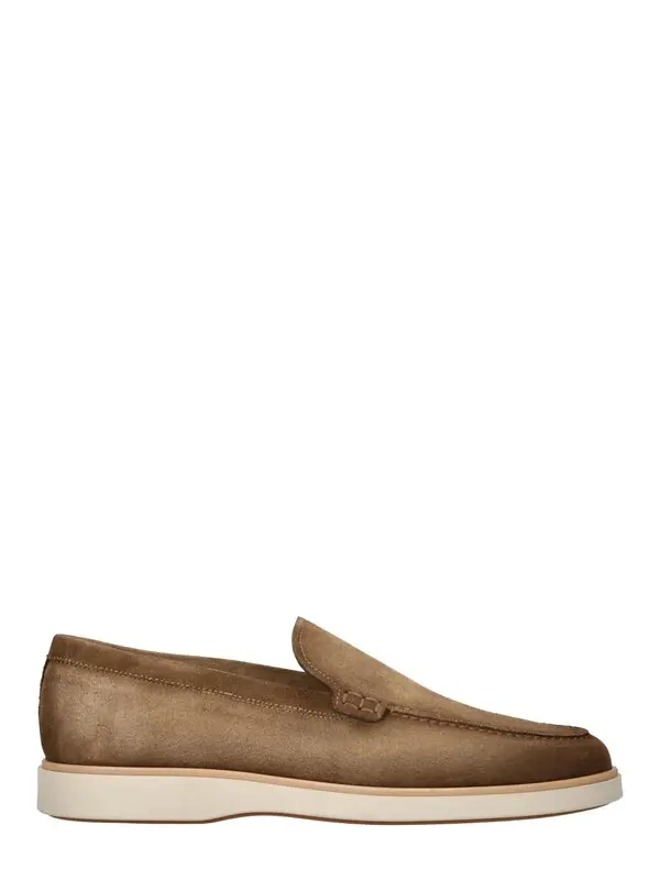 Magnanni Suede Loafers - Brown