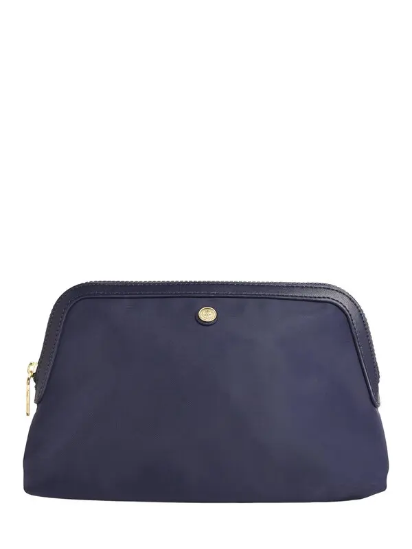 Harrods Large Nylon Makeup Bag - Navy