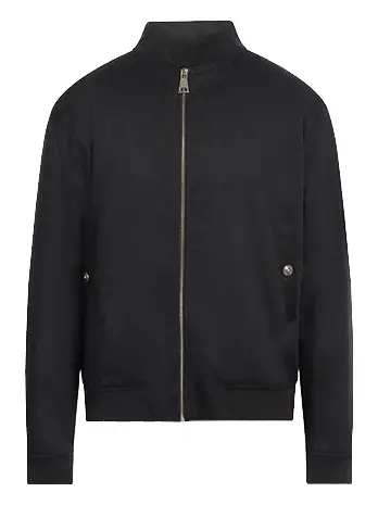 Versace Bomber Jacket With Logo - Black