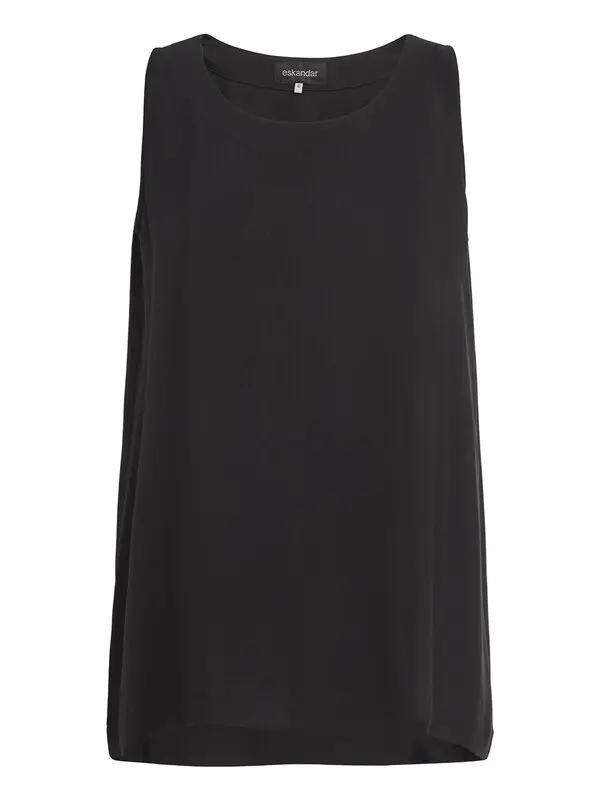 Eskandar Silk Top - Black