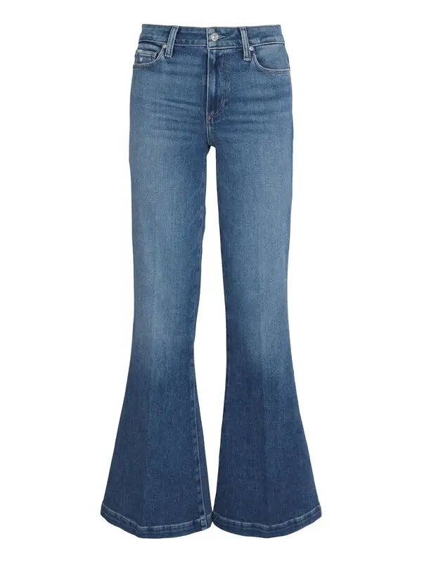 Paige Genevieve Flared Jeans - Blue