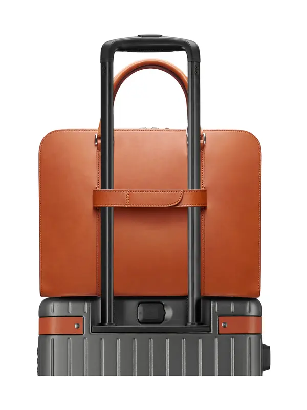 CARL FRIEDRIK Leather Smart Holder Strap - Brown