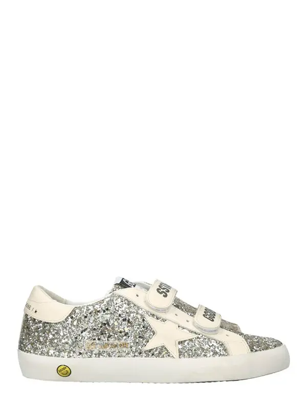 GOLDEN GOOSE Old School Glitter Sneakers - Gold