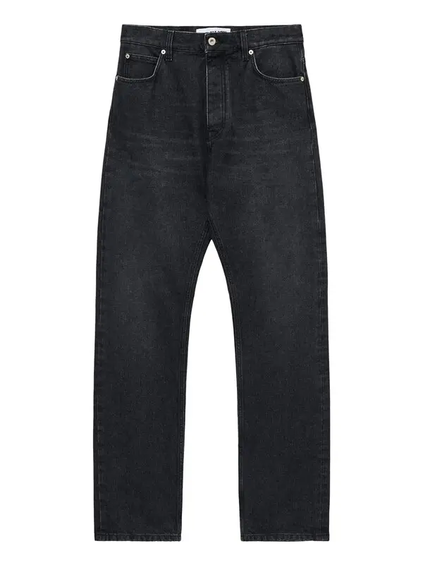 Loewe Mid-rise Straight Jeans - Black