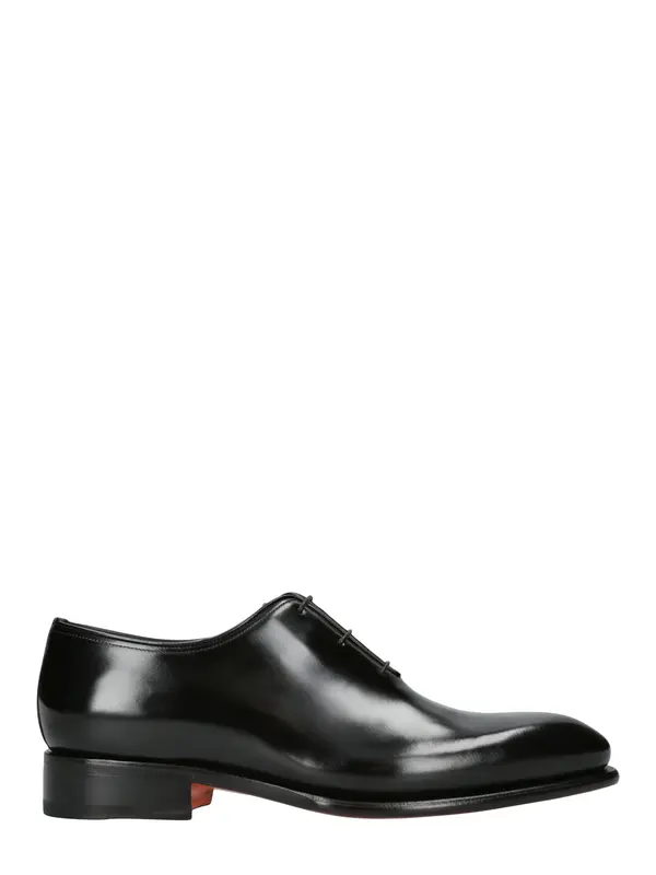 Santoni Carter Wholecut Oxford Shoes - Black