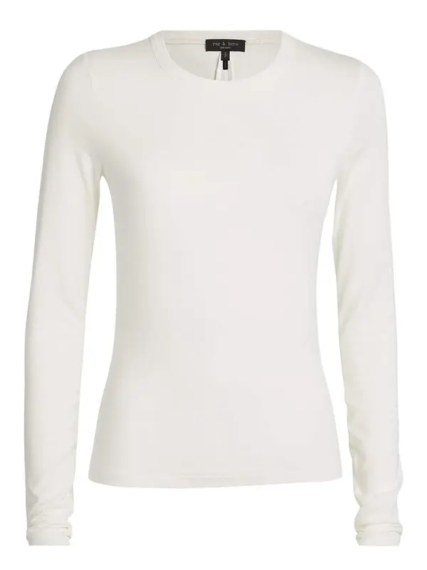 Rag & Bone Luca Long-sleeved T-shirt - White