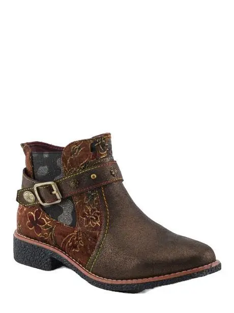 SPRING STEP SHOES Airies Bootie - Bronze Multi