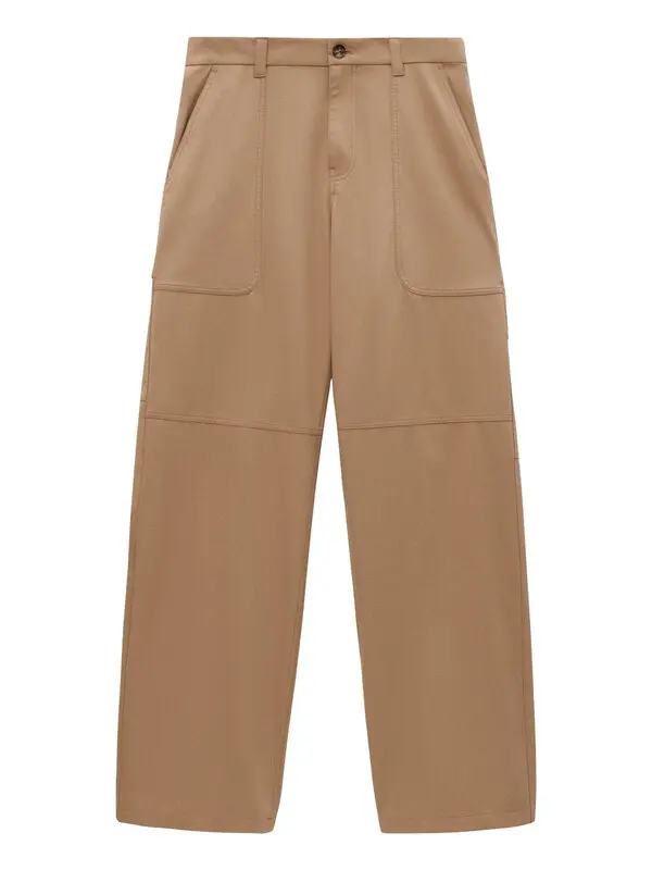 Loewe Cotton-blend Cargo Trousers - Beige