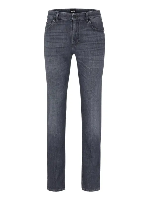 BOSS Straight Leg Jeans - Grey