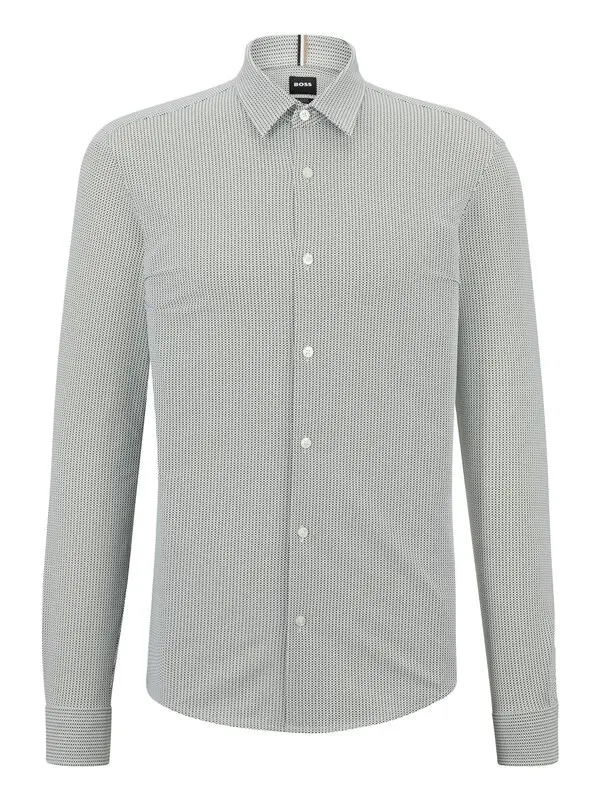 BOSS Patterned Shirt - Green