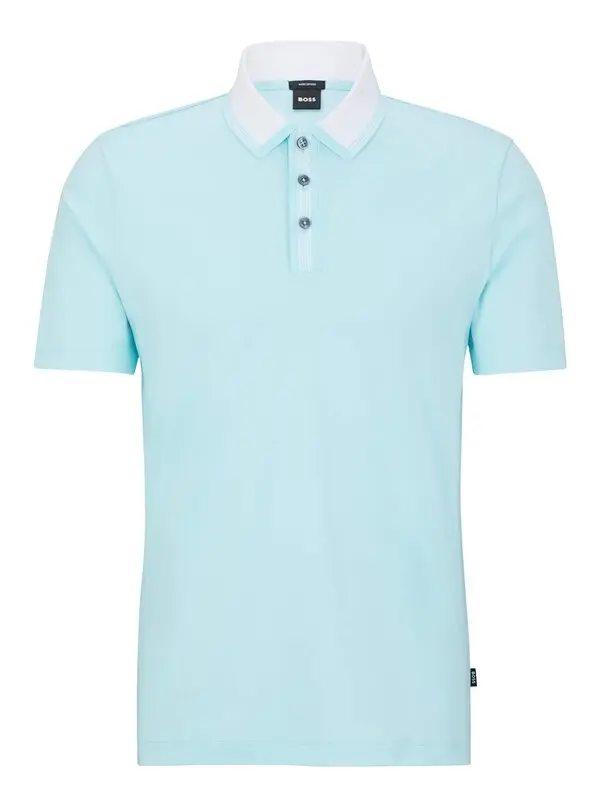 BOSS Cotton Polo Shirt - Green