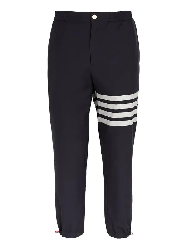 Thom Browne Wool 4-bar Trousers - Navy