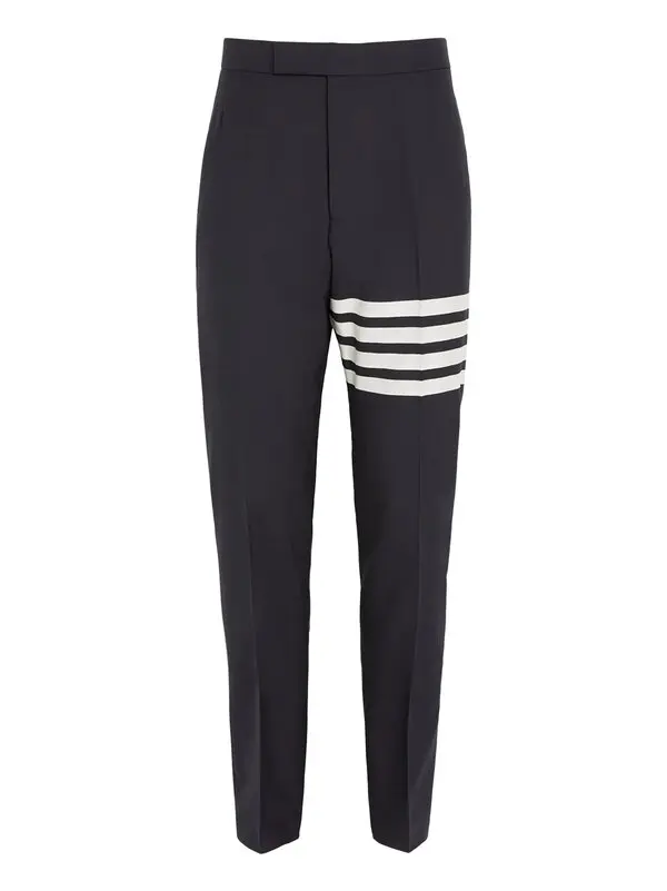 Thom Browne Wool Tailored Trousers - Navy