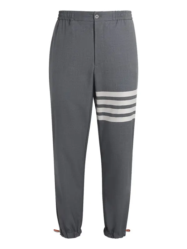 Thom Browne Wool 4-bar Trousers - Grey