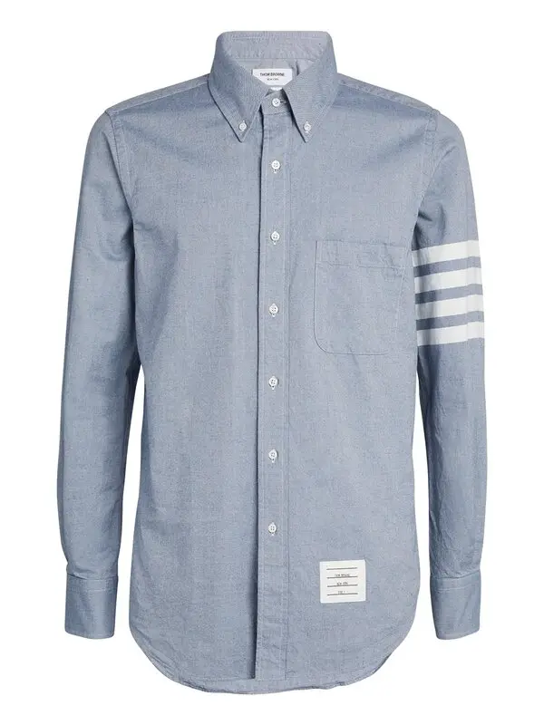 Thom Browne 4-bar Stripe Shirt - Blue