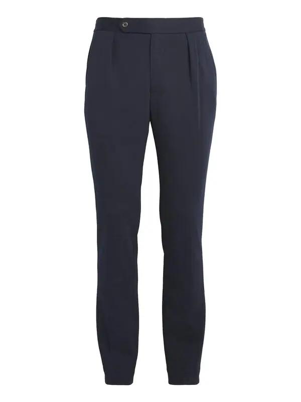 Polo Ralph Lauren Double-knit Tailored Trousers - Navy