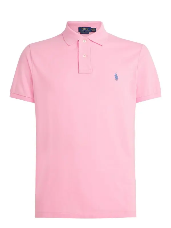 Polo Ralph Lauren Cotton-mesh Polo Shirt - Pink