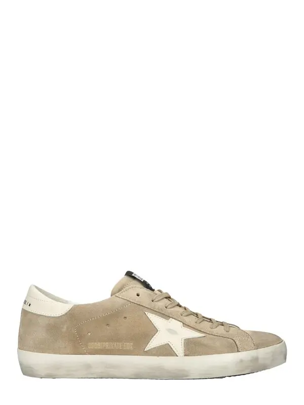 GOLDEN GOOSE Super-star Suede Sneakers - Beige