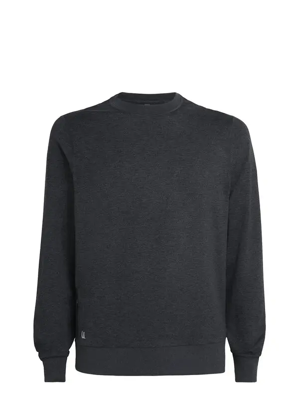 Vuori Ponto Performance Long Sleeve Sweatshirt - Grey