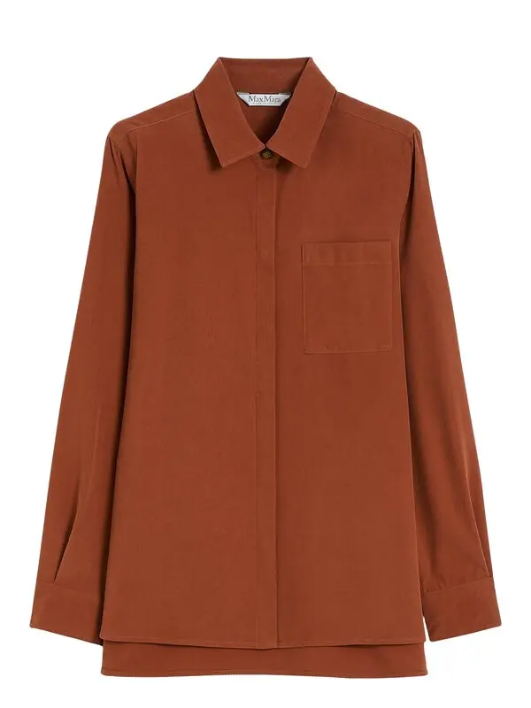 Max Mara Silk Shirt - Brown