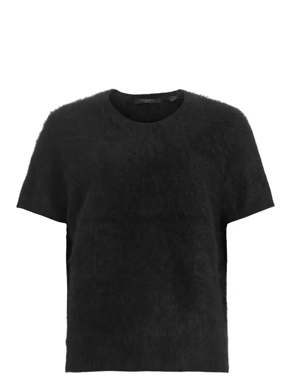 ALLSAINTS Cashmere Rebel Short Sleeve T-shirt - Black