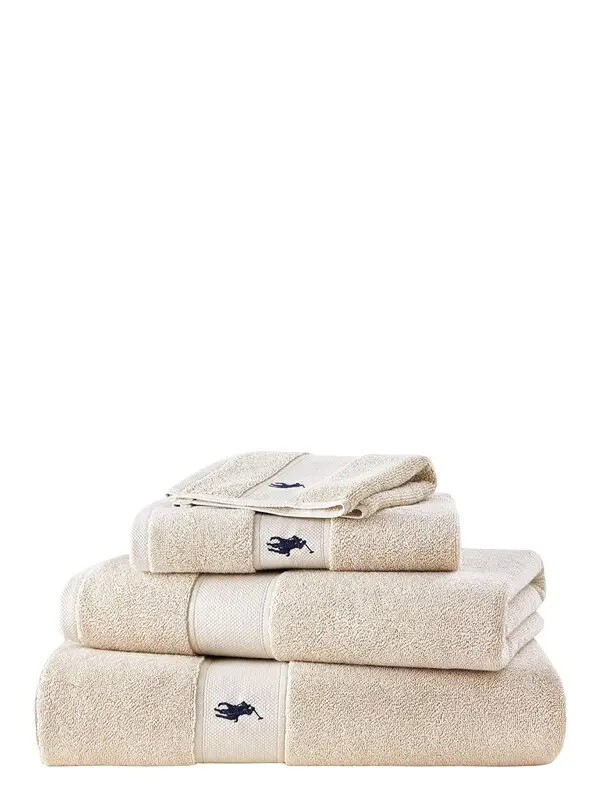 Ralph Lauren Polo Player Hand Towel - Beige