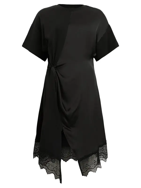 ALLSAINTS Lana Panelled Mini Dress - Black