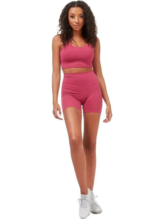 REBODY Hybrid High-waisted Shorts - Fuschia