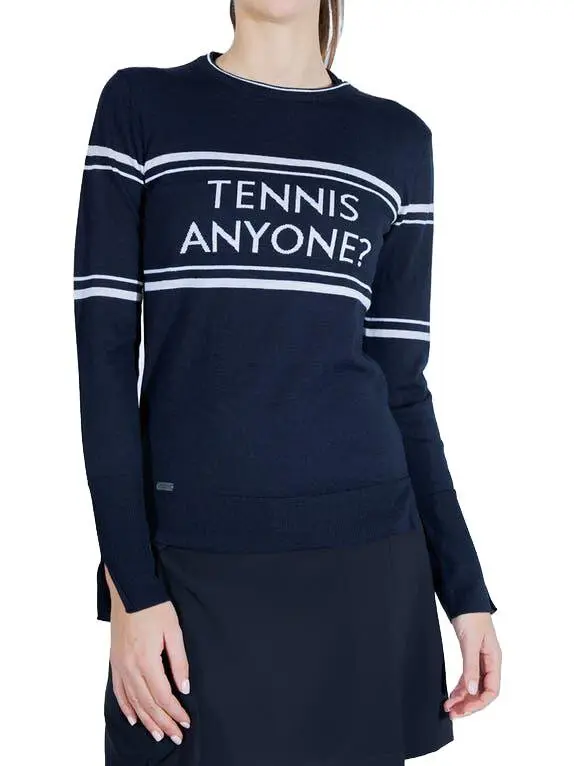 L'ETOILE SPORT The Court Sweater - Navy