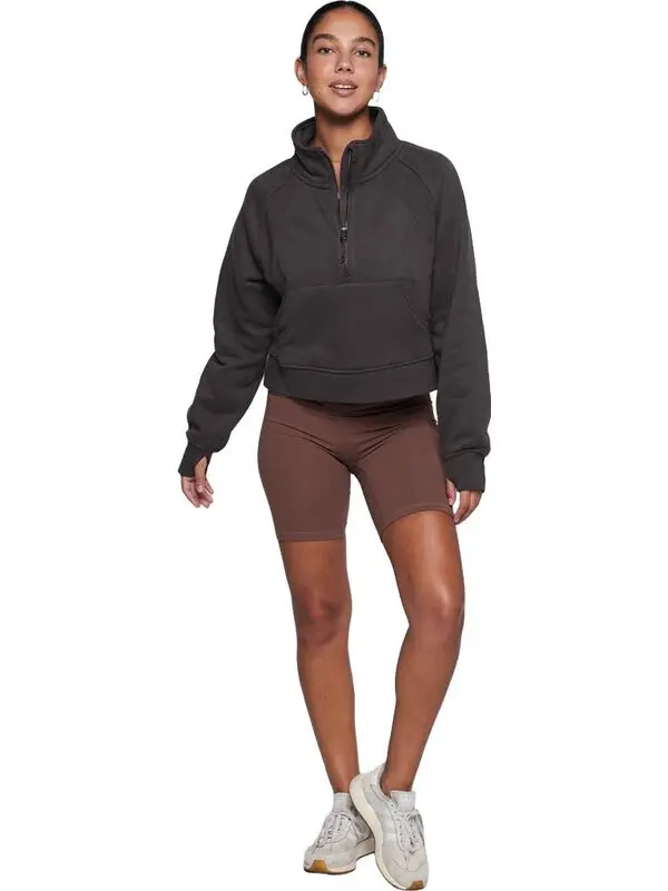 REBODY Vendetta Cloudlux Biker Shorts - Walnut