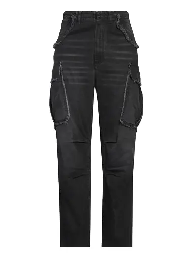 DARKPARK Cotton Cargo Jeans - Black