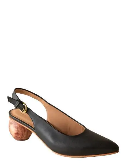 HUMA BLANCO Canela Slingback Pumps - Coal