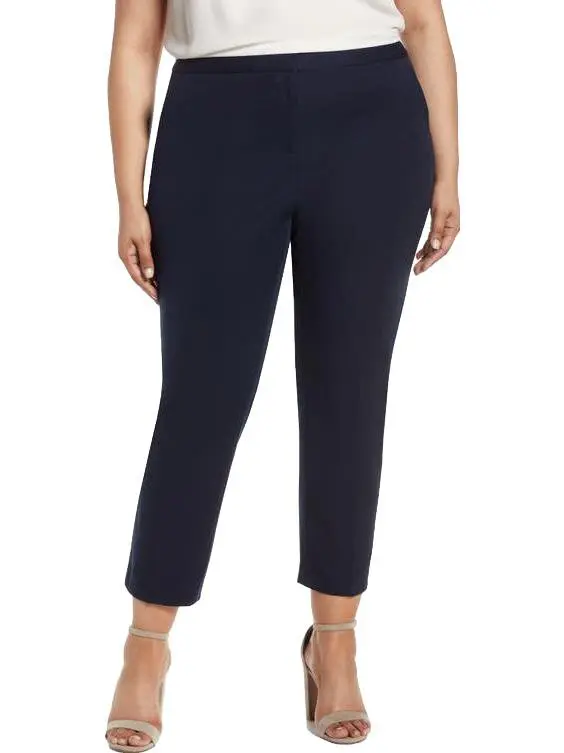 Vince Camuto Stretch Twill Crop Pants - Classic Navy
