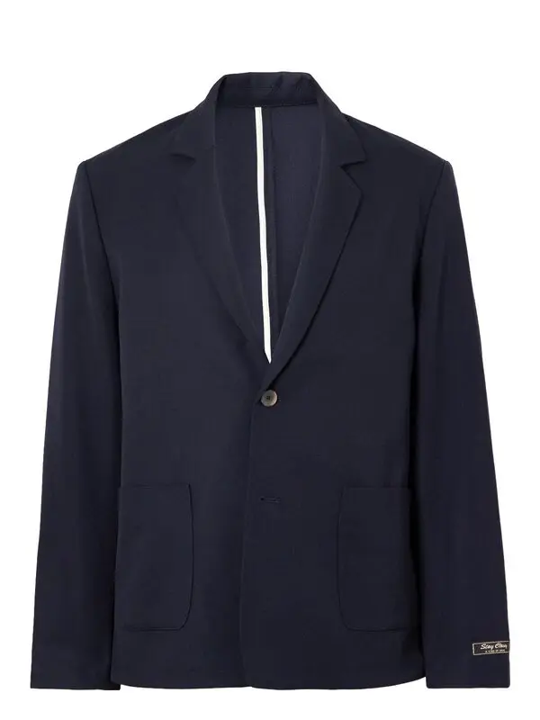 A KIND OF GUISE Unstructured Virgin Wool Blazer - Blue