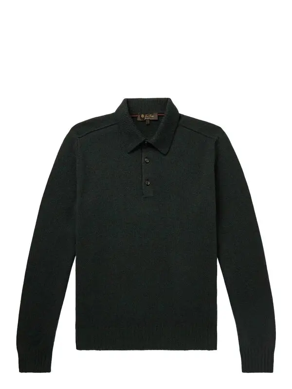 Loro Piana Virgin Wool Polo - Green