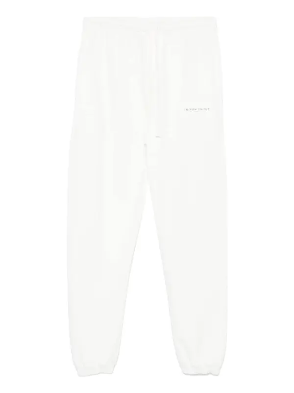 IH NOM UH NIT Logo-print Track Pants - White