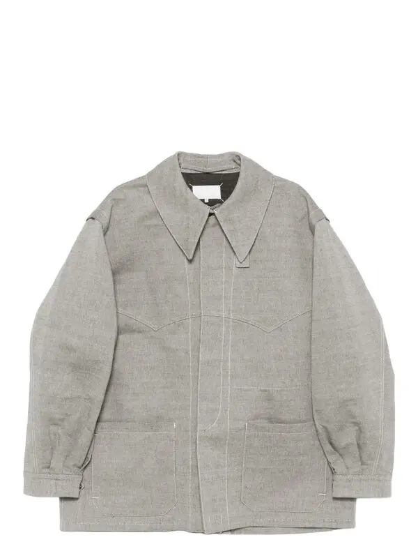 MAISON MARGIELA Cotton Shirt Jacket - Grey