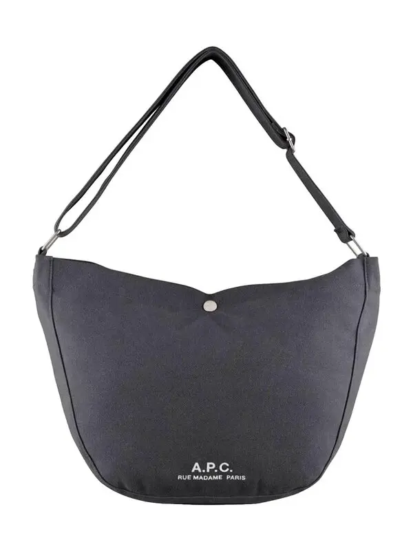 A.p.c. Journal Messenger Bag - Black