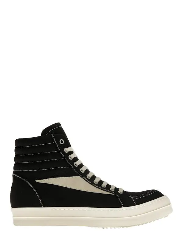 Rick Owens Vintage High Top Sneakers - Black/milk