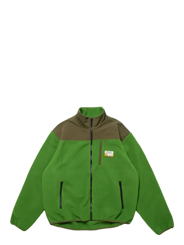 HUMAN MADE Fleece Zip-up Jacket - Green