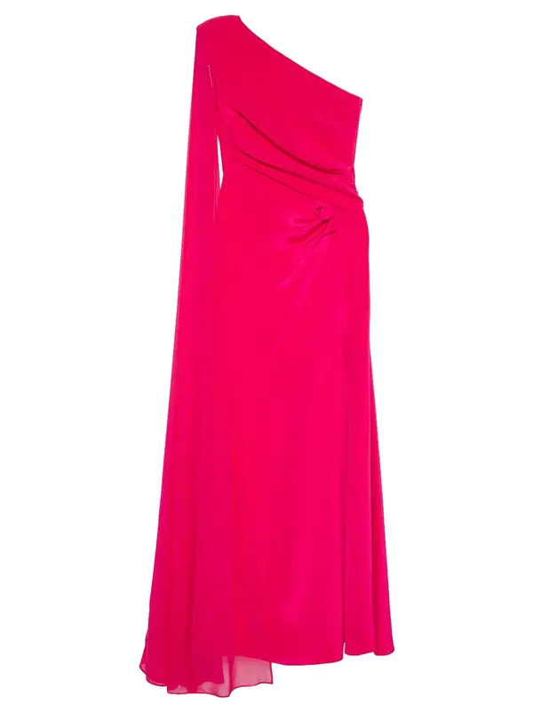Roland Mouret Asymmetric Silk Gown - Pink