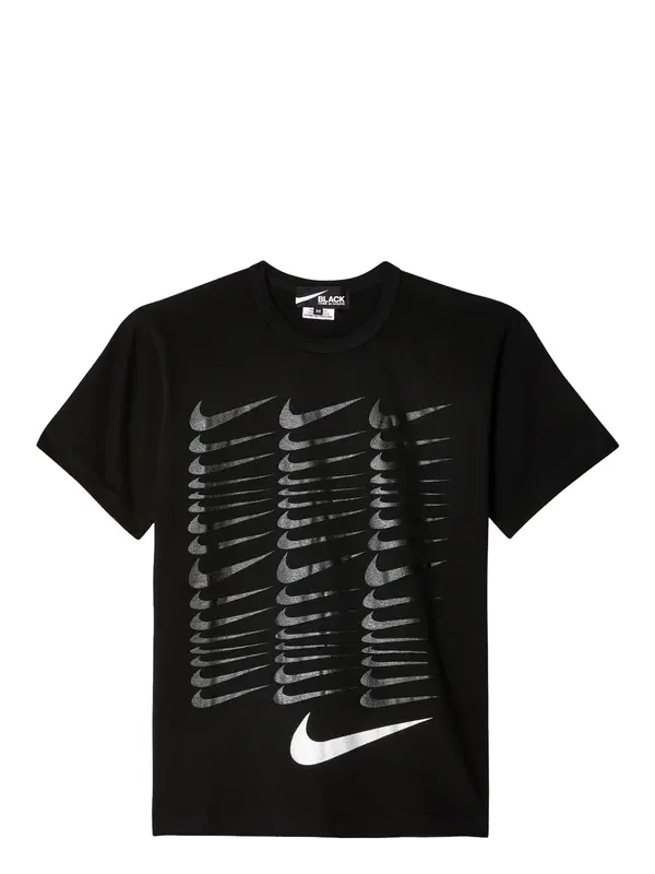 Comme Des Garçons X Nike Print T-shirt - Black