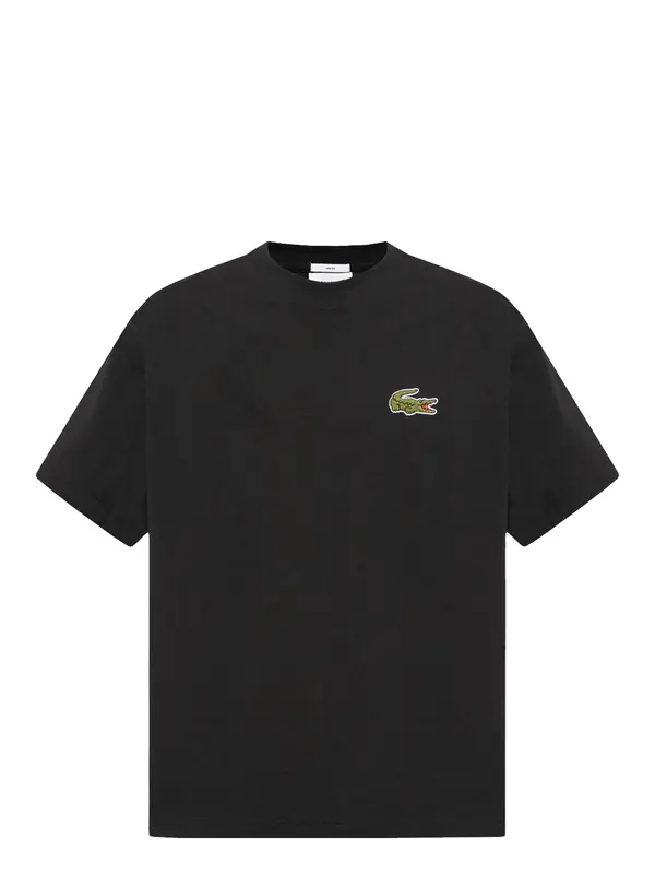 Lacoste Logo-embroidered T-shirt - Black