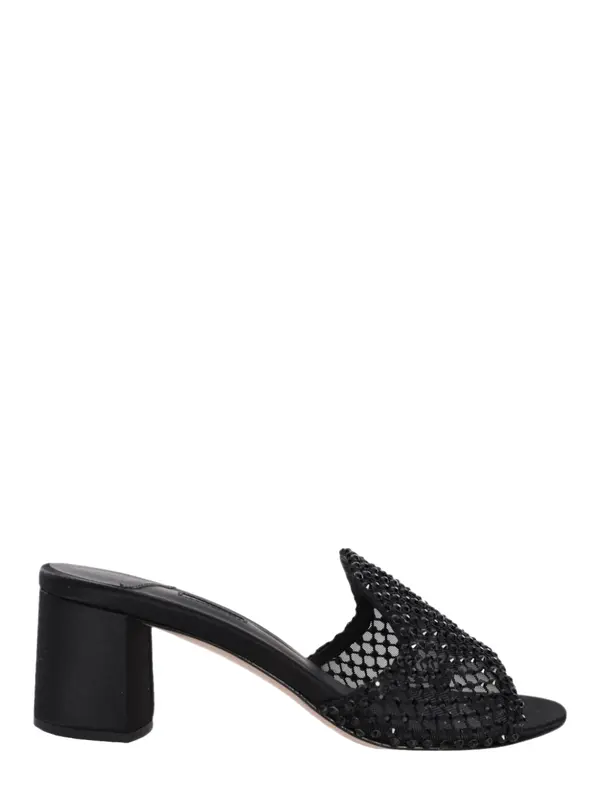LE SILLA Gilda Crystal-embellished Sandals - Black